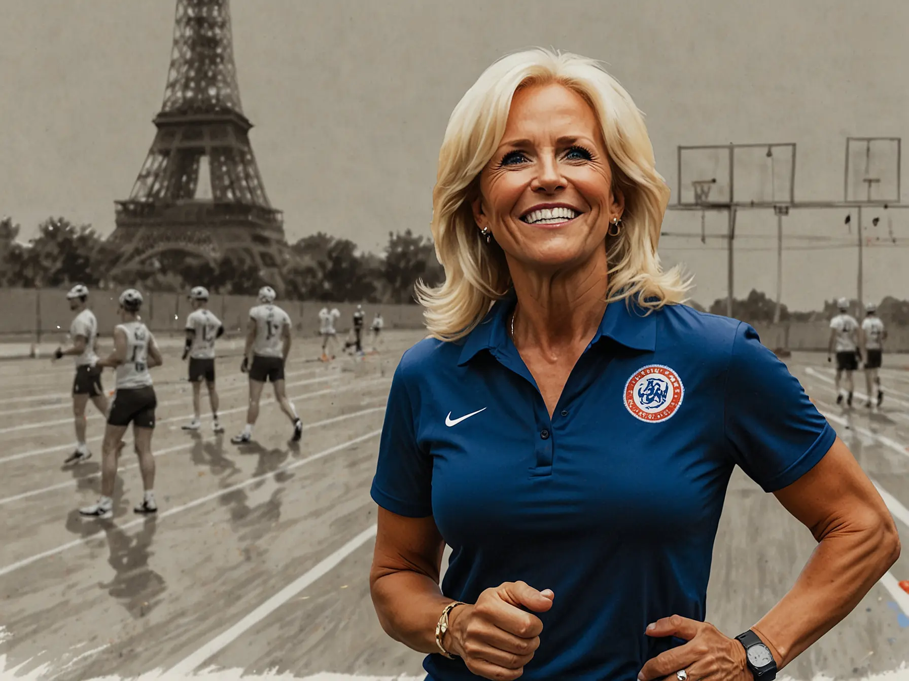 Jill Biden Meets with US Olympic Athletes in Paris — and Even Helps ...