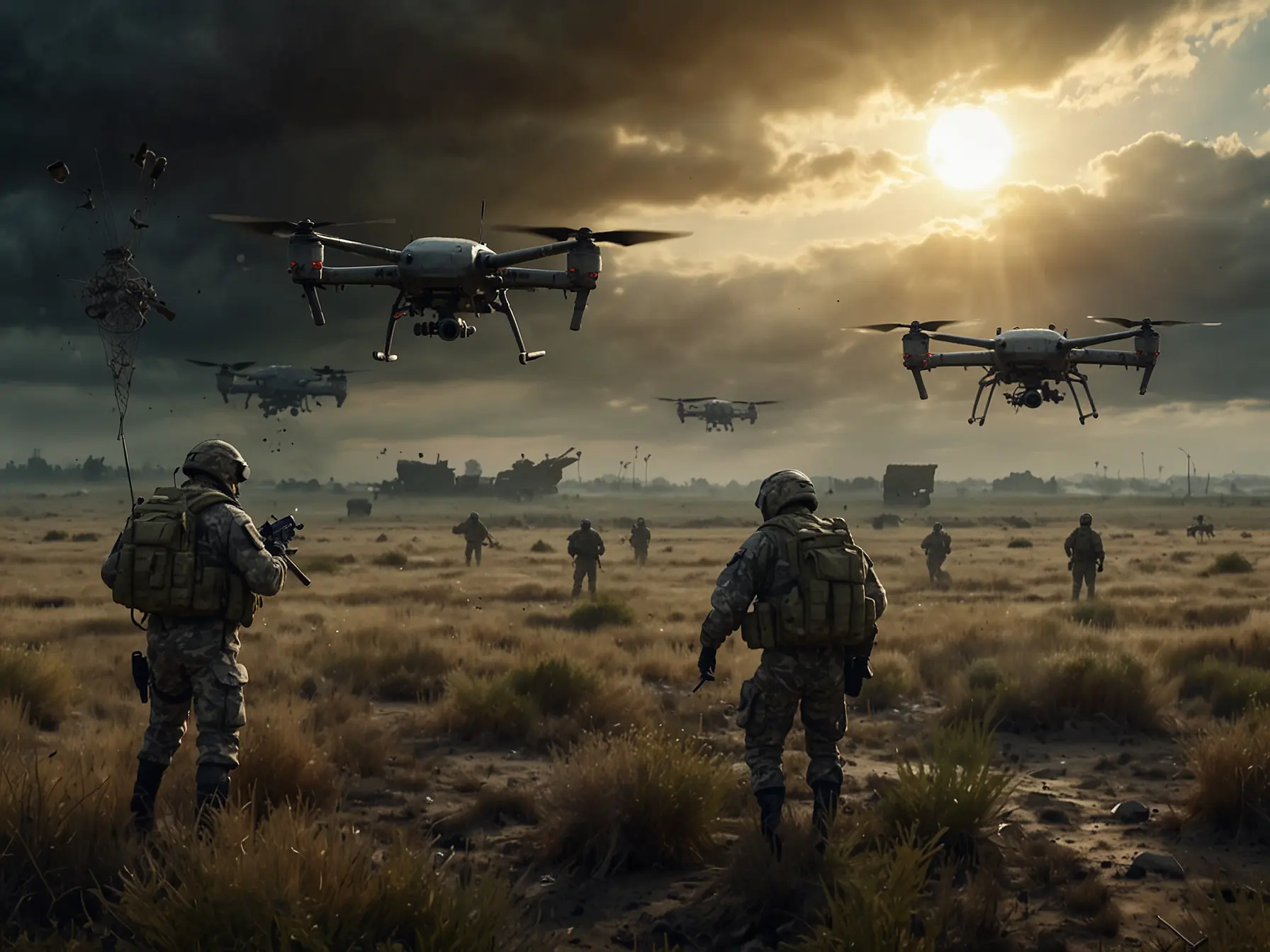 Chicken wire, AI and mobile phones on sticks: how the drone war in ...